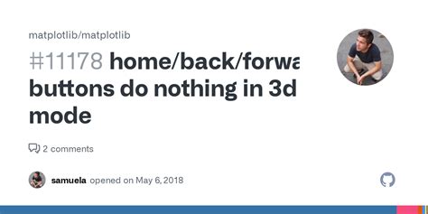 Home Back Forward Buttons Do Nothing In D Mode Issue Matplotlib Matplotlib GitHub