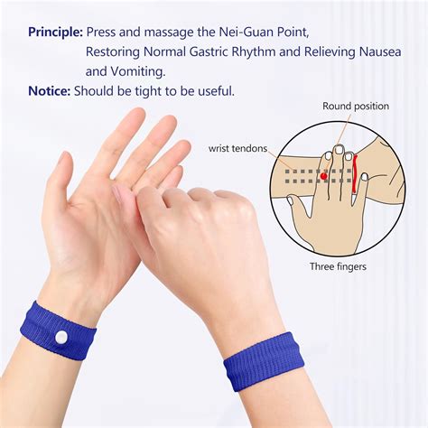 Buy Cozyhealth Motion Sickness Wristband Anti Nausea Acupressure Wrist
