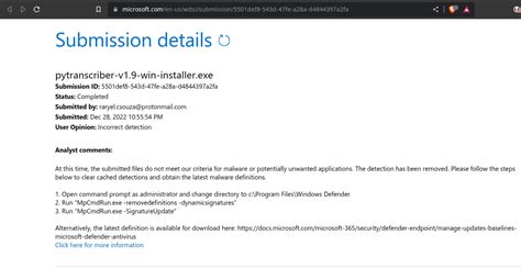 Flagged As A Trojan On Windows · Issue 28 · Raryelcostasouzapytranscriber · Github