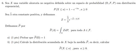 Solved Let X Be A Non Negative Random Variable Defined Over