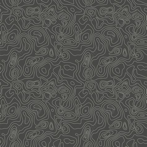 Vector Abstract Earth Relief Map Seamless Pattern Background Pattern Water Copy Background