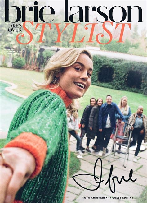 Brie Larson In Stylist Magazine February 2019 Hawtcelebs