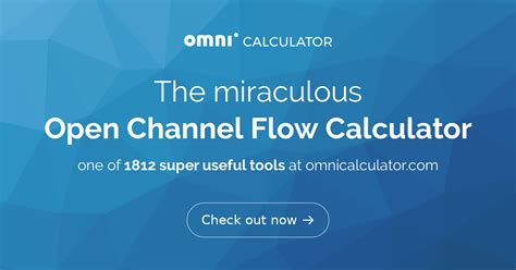 Open Channel Flow Calculator