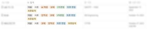 나의 취준 기록