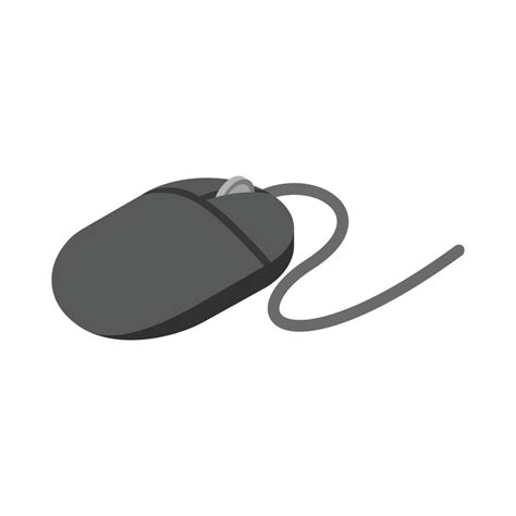Computer Mouse Icon Isometric 3d Style 14365339 Vector Art At Vecteezy