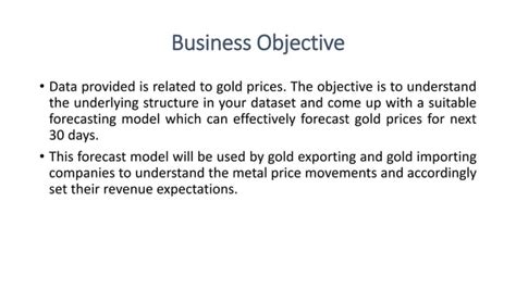 time series forecasting project presentation pptx
