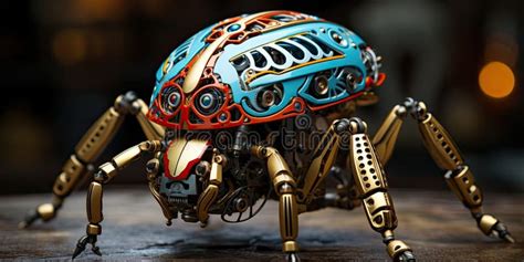 Futuristic And Robotic Insect Stock Illustration Illustration Of