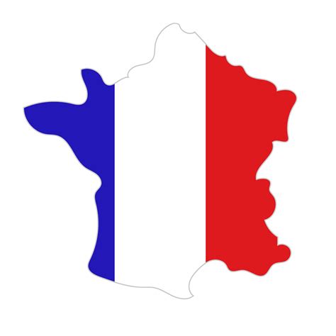 France Flag Map Icon Vector 27924466 Vector Art At Vecteezy