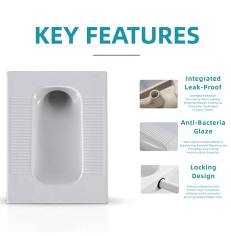 560 420 190mm Bathroom Toilet Squatting Pan With Cistern S Trap P Trap