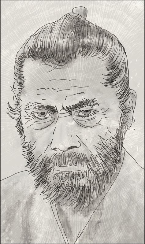 Portrait Of Toshiro Mifune Drawing