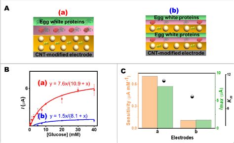 Figure 1 From Redox Mediated Gold Nanoparticles With Glucose Oxidase And Egg White Proteins For