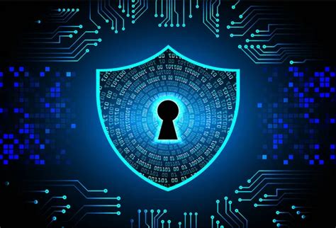 Circuit Board Binary Code Black Background Stock Vector By ©titima157 424375810