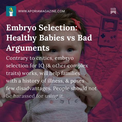 Embryo Selectionintelligencenoah Responds To Hananiacory Clark