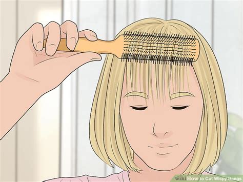 How To Cut Wispy Bangs With Pictures WikiHow