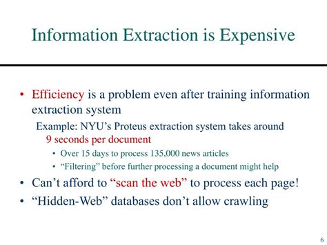 Ppt Querying Text Databases For Efficient Information Extraction