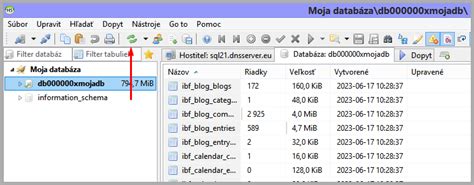 Import veľkých SQL databáz alebo tabuliek pomocou HeidiSQL Databázy EXO Hosting