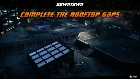 Complete The Rooftop Gaps Downtown Tony Hawks Pro Skater 1 2