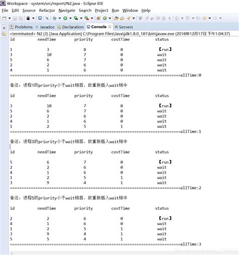 进程调度程序设计之优先数法的java实现 优先数算法 java csdn博客
