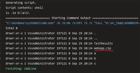 Azure Pipeline Is Publishing An Empty Zip File DevOps Stack Exchange
