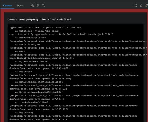 broken storybook examples · issue 213 · carbon design system ibm