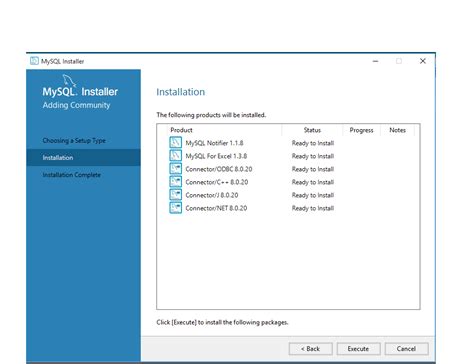 Not All Packages Are Installed In Mysql Developer Modedefault Mode Stack Overflow