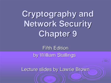 SOLUTION: Chapter 9 public key cryptography and rsa part 2 - Studypool