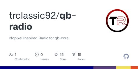 Github Trclassic Qb Radio Nopixel Inspired Radio For Qb Core
