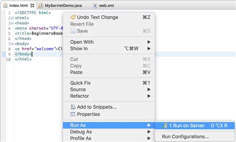 How To Create And Run Servlet In Eclipse Ide