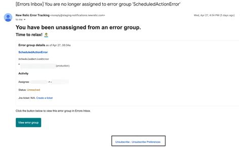 Errors Inbox New Relic Documentation