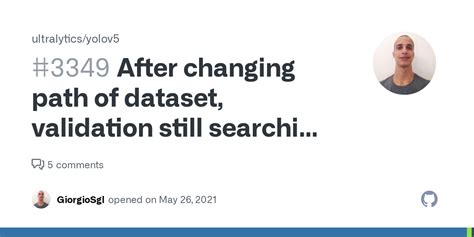 After Changing Path Of Dataset Validation Still Searching Image On Old Location Issue