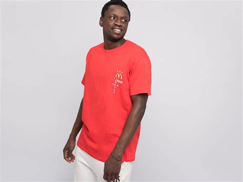 Купить Футболка Travis Scott цвет Красный купить по цене 1180 рублей в ...