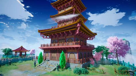 cartoon stylized oriental fantasy environment unityhub pro