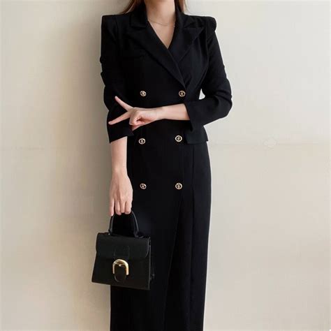 줄리 더블 자켓 롱원피스 2color 하객룩 데이트룩 오피스룩 면접룩 상견례룩 파티룩