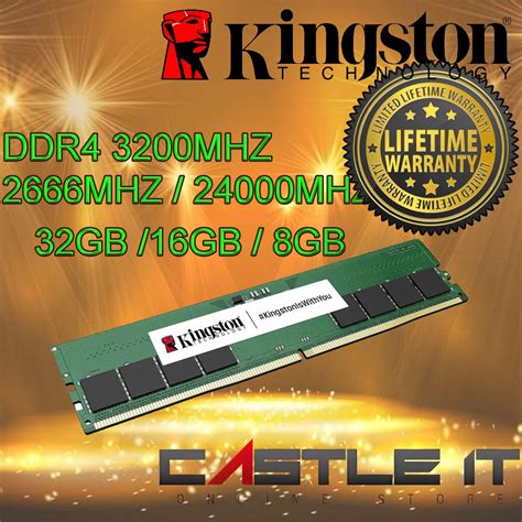 Kingston Value DDR Desktop RAM MHz GB GB GB Non ECC Rx Rx DIMM Memory Shopee