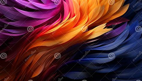 Abstract Pattern Backdrop Illustration With Vibrant Colors And Futuristic Shapes Generated By Ai