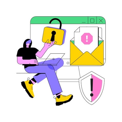 premium vector malware abstract concept vector illustration