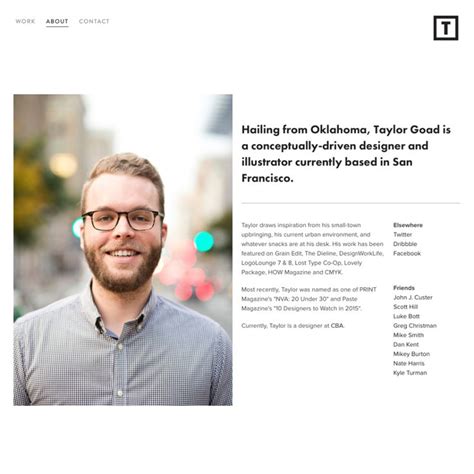 Taylor Goad · Typewolf Taylor Inspiration Design