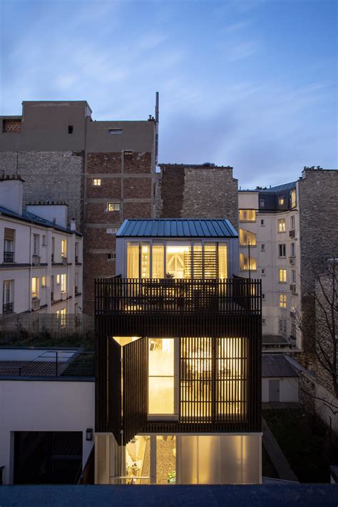 Java Architecture Extends Parisian Home With Polycarbonate Clad Tower