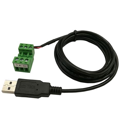 DSD TECH SH U14 USB To RS485 Cable Built In FTDI Chip With Terminal Board 1 8M 5 9FT Amazon Co