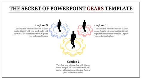 PowerPoint Gears Template For Business Use