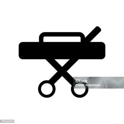 병원 침대 실루엣 사이드 보기 아이콘 벡터 아이콘입니다 간단한 요소 그림입니다 병원 침대 실루엣 사이드 뷰 기호 디자인입니다 웹 및 모바일 사용할 수 있습니다 0명에 대한