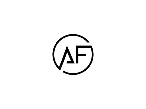 Premium Vector Af Logo Design