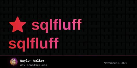 ⭐ sqlfluff sqlfluff