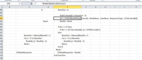 Vba Code Generation On The Spreadsheet Newton Excel Bach Not Just