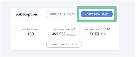 Adjust Seats Included In Your Subscription Interseller Knowledge Base
