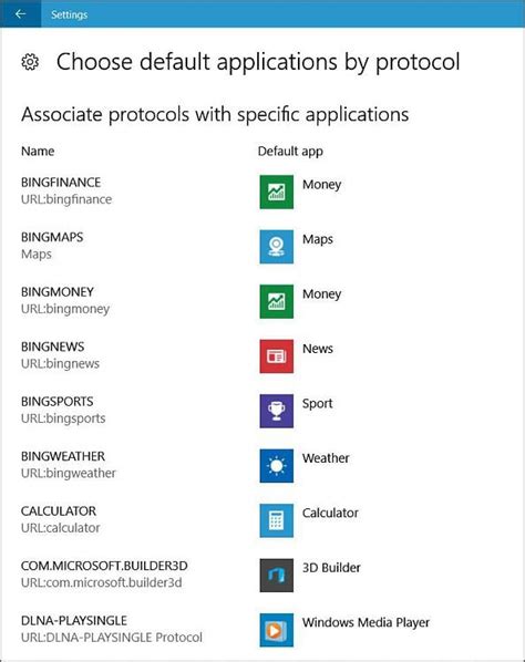 Default Apps Settings Broken After Update Windows 10 Forums