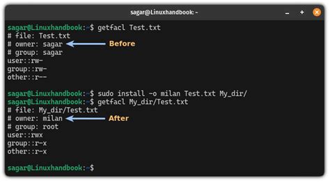 Using Install Command In Linux