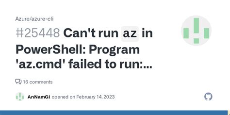 Can T Run Az In PowerShell Program Az Cmd Failed To Run Access Is Denied At Line Char