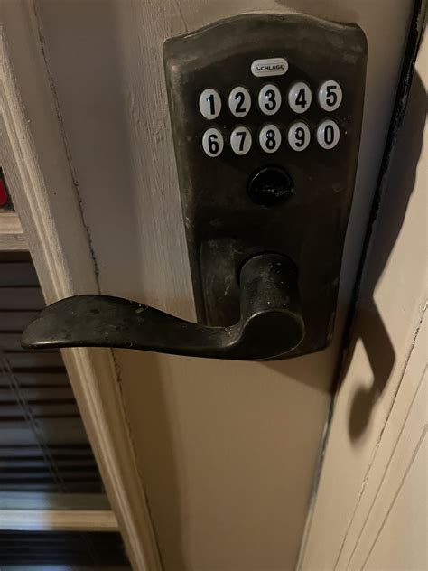 How Can I Open This Door With A Schlage Keypad Lock That Has A Dead Battery And No Physical Key