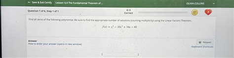 solved save and exit certifylesson 6 4 ﻿the fundamental